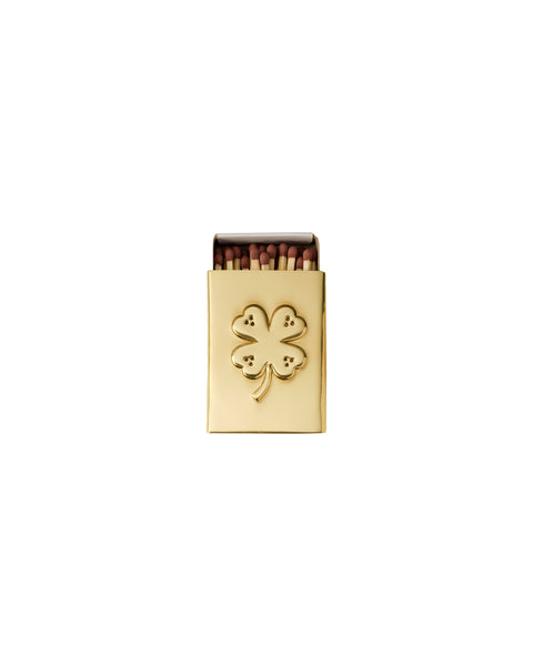 Clover Matchbox Sleeve, Brass, Mini – MG&Co.